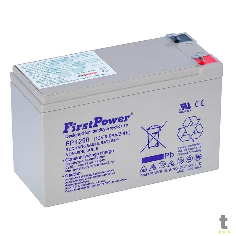 Bateria Para Nobreak First Power 12v 9ah Hi Power Fp1290e - Truedata